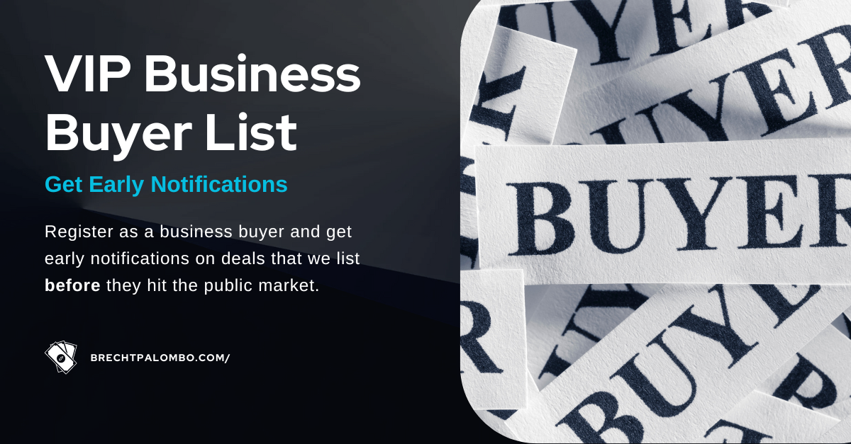 Join the VIP Buyer List • Brecht Palombo